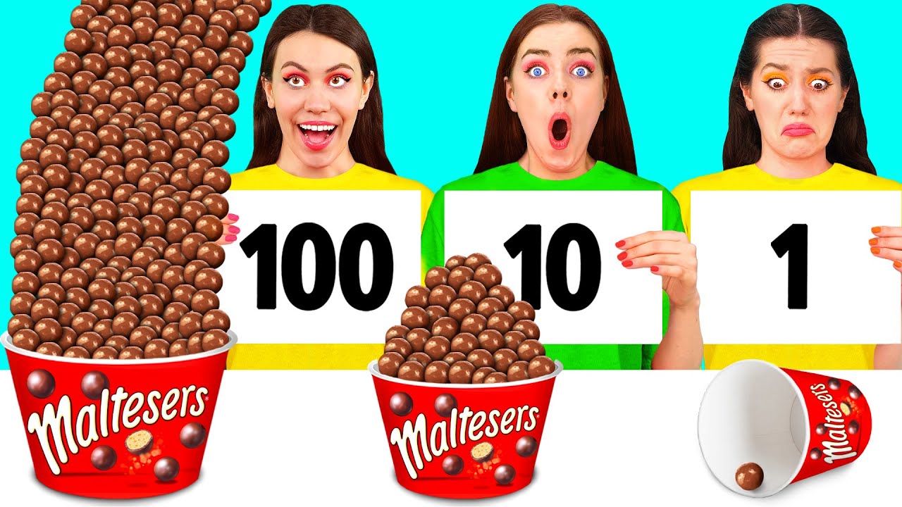 100 Capas de Alimentos Desafío | Momentos Divertidos por 4Fun Challenge - YouTube