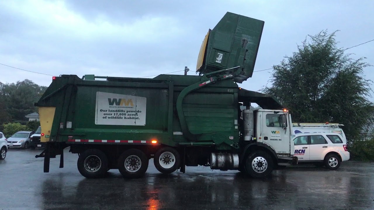 Waste Management 210167 ~ Mack MRU Heil Front Loader - YouTube