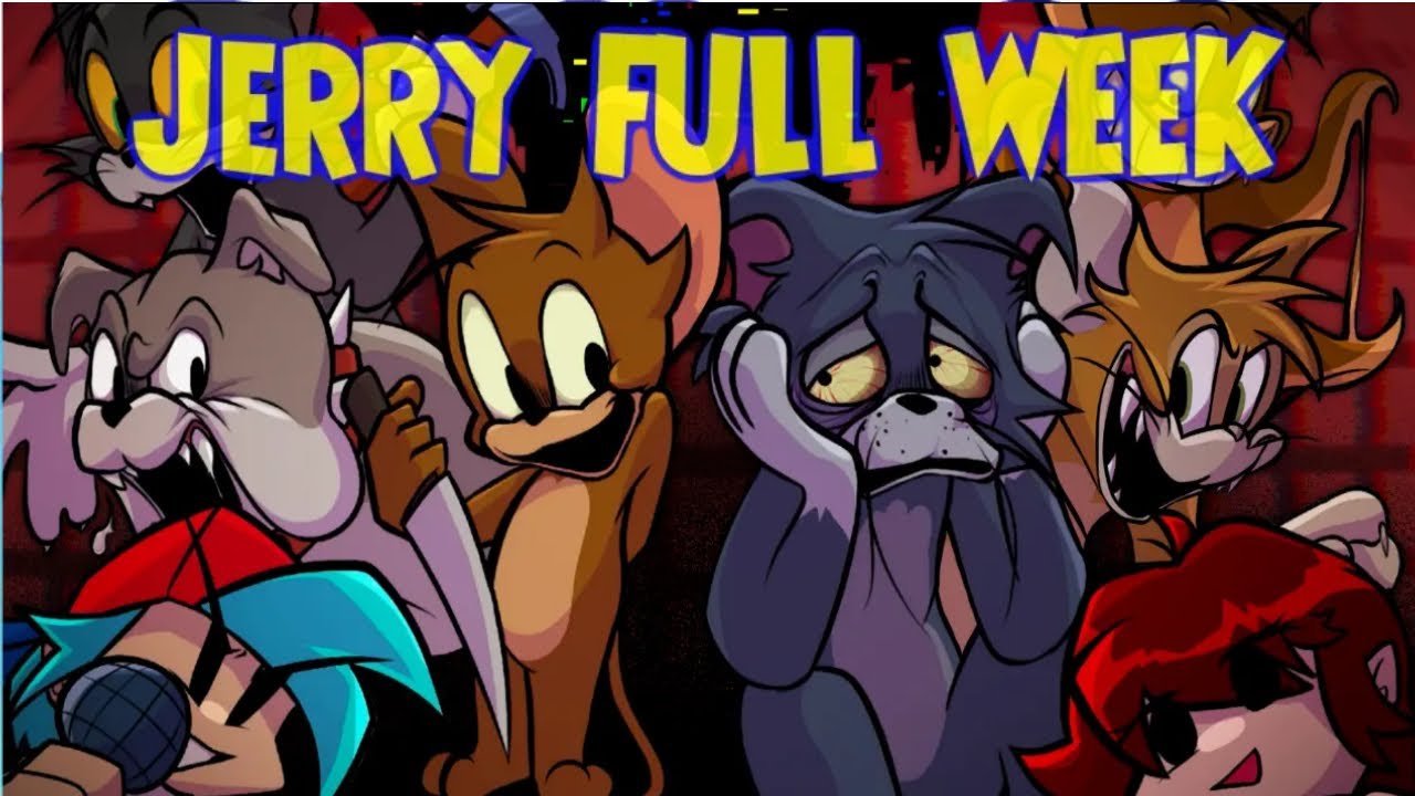 Friday Night Funkin' VS Jerry FULL WEEK - YouTube