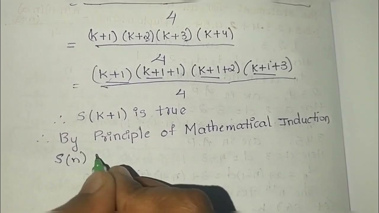 Problems on Mathematical Induction - YouTube