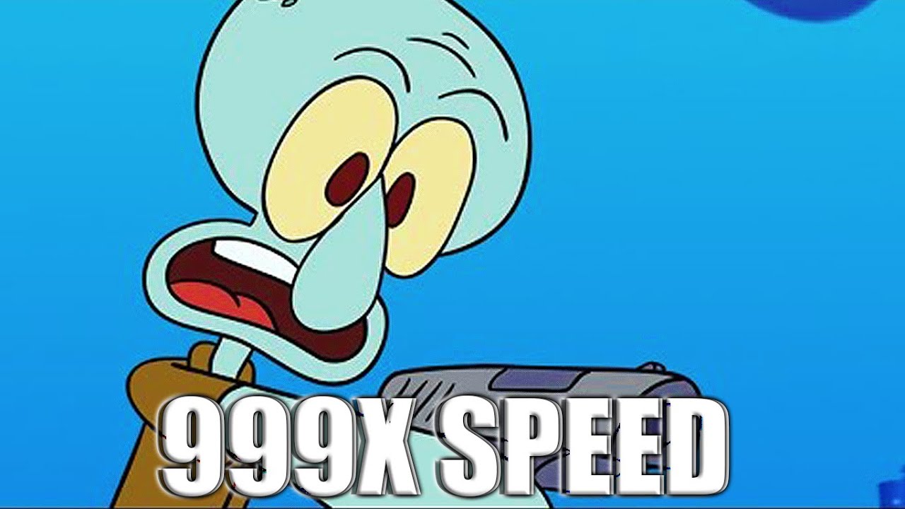 Squidward Has a Gun Speed 999x - YouTube