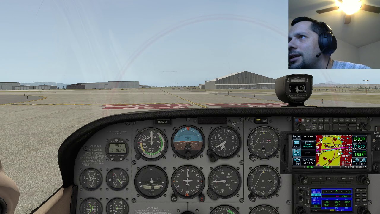 X-Plane 11 PilotEdge SKY 2 pass first try kind of. - YouTube