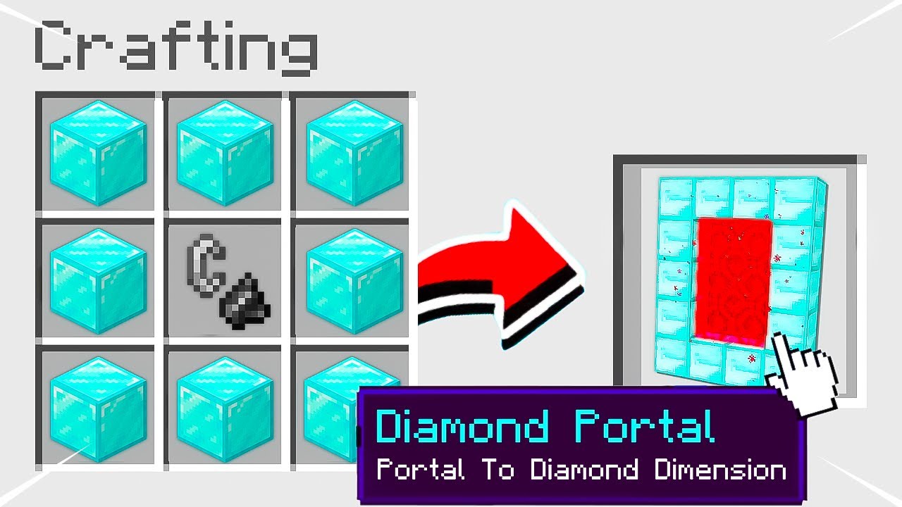 Minecraft, But There Are Custom Portals... - YouTube