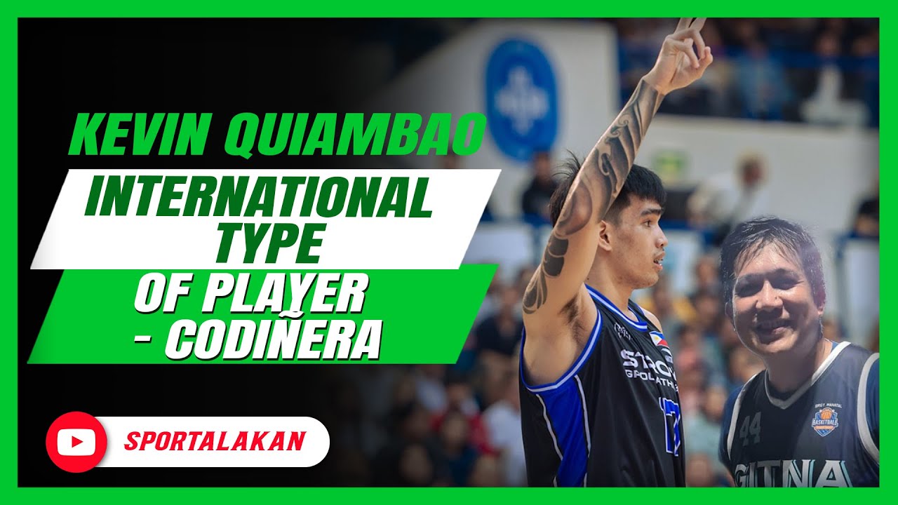 Kevin Quiambao international type of player - Codiñera - YouTube