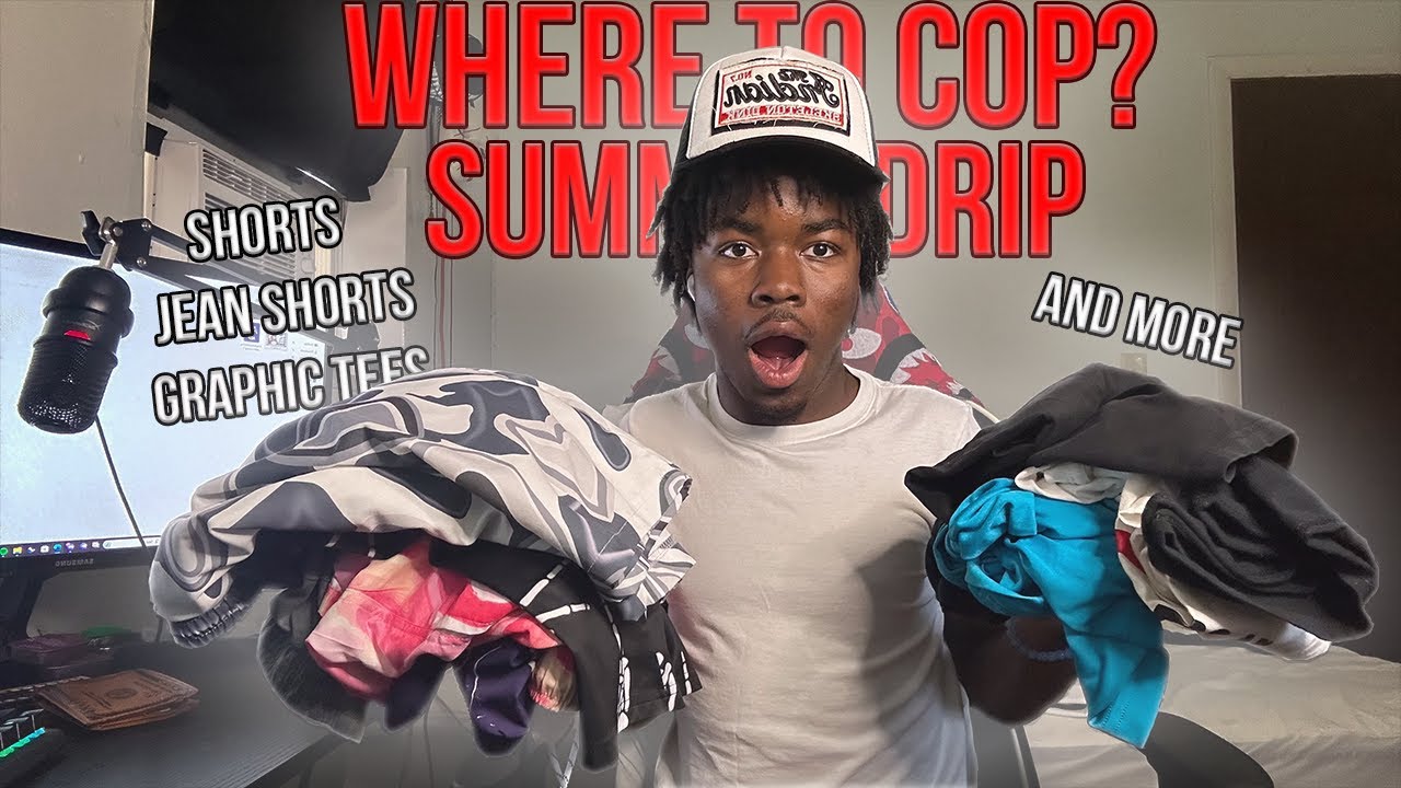 Where To Get SUMMER DRIP; Shorts, Graphic Tees AND MORE - YouTube