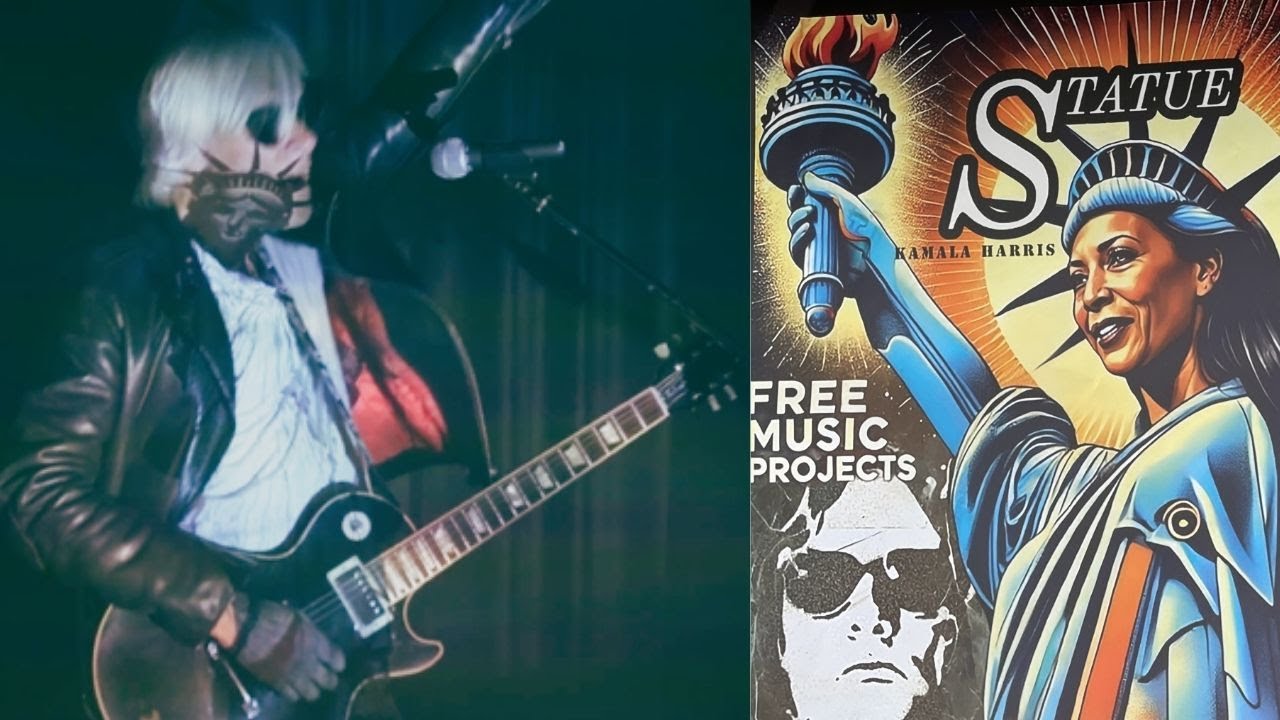 ”Statue of Liberty” a tribute to Kamala Harris - YouTube