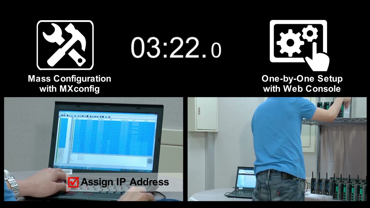 Easy World Automation-Moxa MXconfig Demo - YouTube