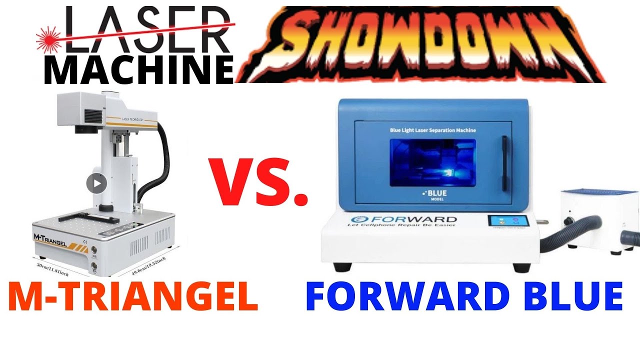 Compare Forward Blue Laser machine vs M Triangel by5 fiber TBK green ...