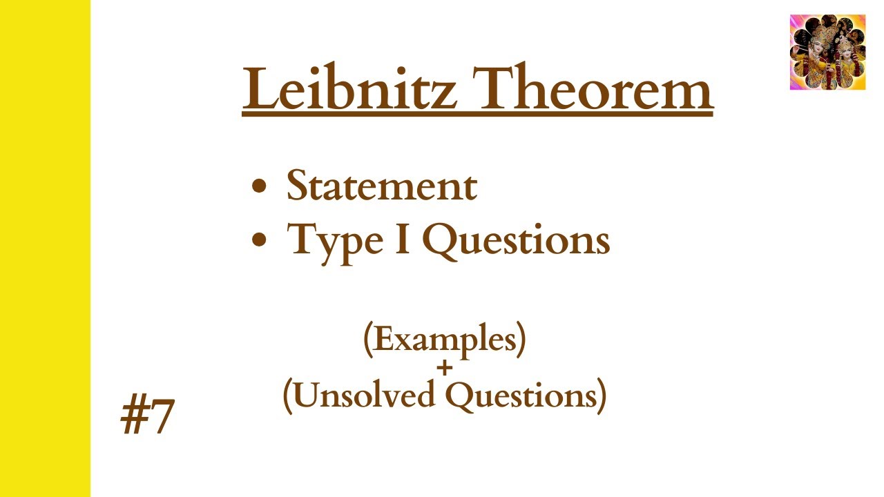 7. Leibnitz Theorem Engineering Mathematics |Successive differentiation ...