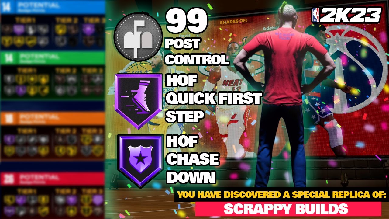 RARE LOCKDOWN SCRAPPY BUILDS (PG, SG, SF) IN NBA 2K23! HOF QUICK FIRST ...