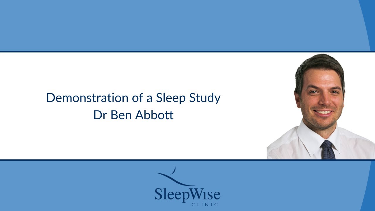 How to use a sleep study device - Dr Ben Abbott - YouTube