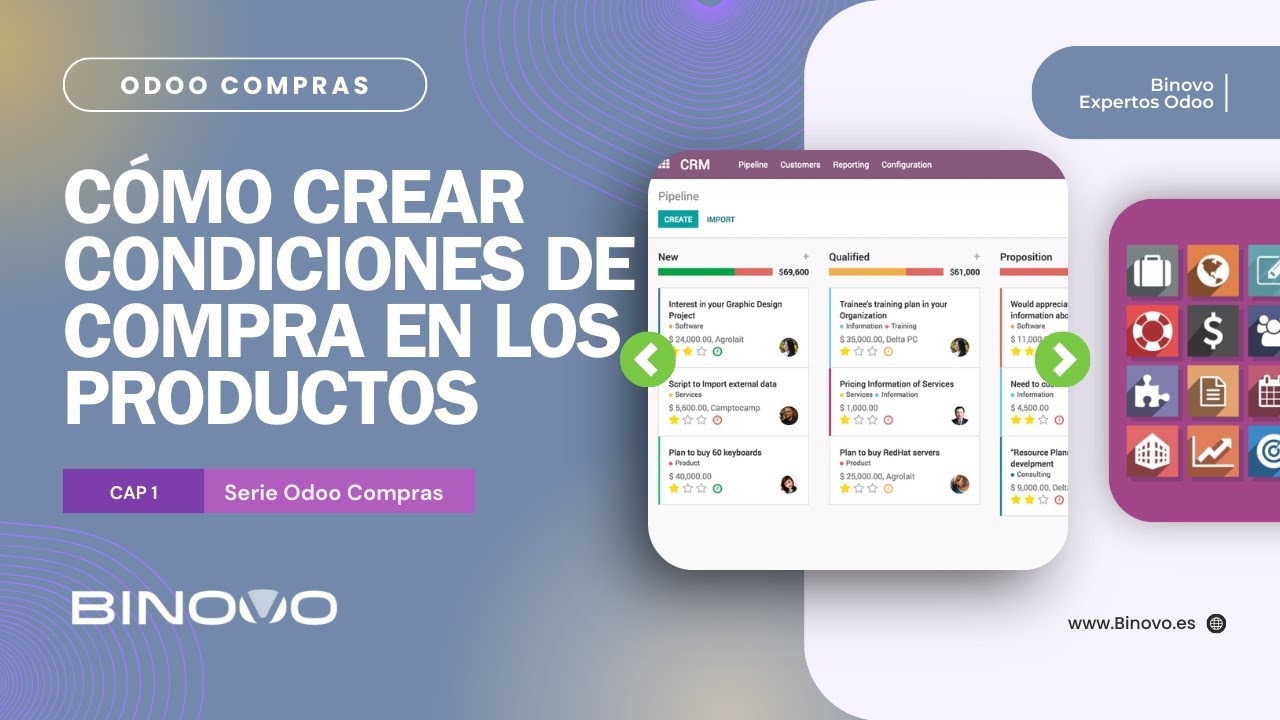 ODOO Compras | Tutorial 1 📌 Cómo dar de alta condiciones de compra en el maestro de productos ...
