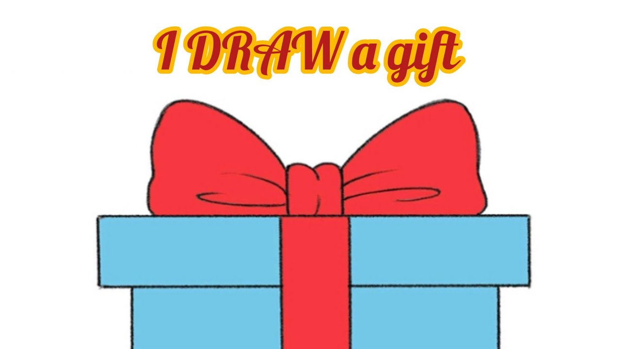 #I DRAW A GIFT 🎁 # how to make gift box# - YouTube