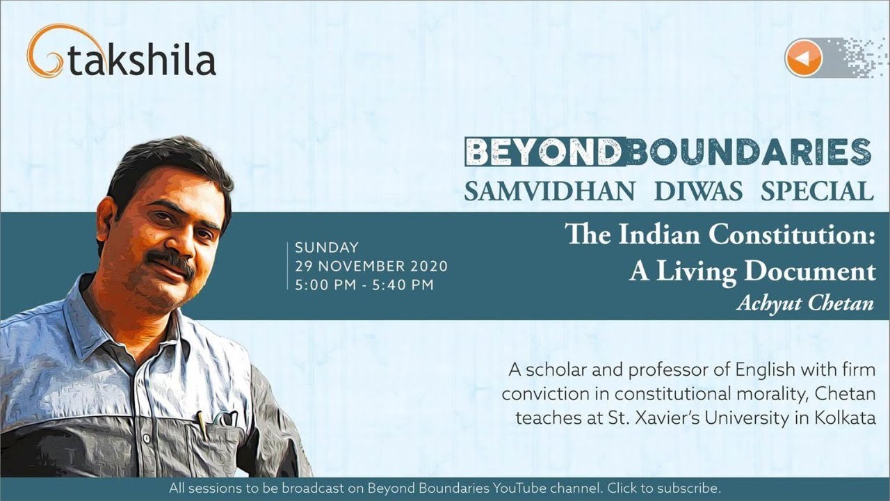 The Indian Constitution: A Living Document by Achyut Chetan - YouTube