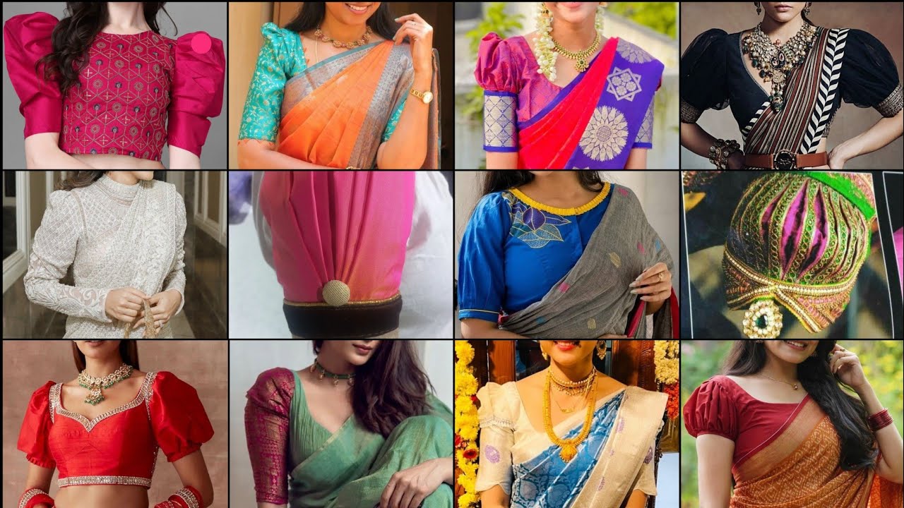 Puff Blouse Design||Puff Sleeve Blouse Designs||Puff Sleeves Design ...