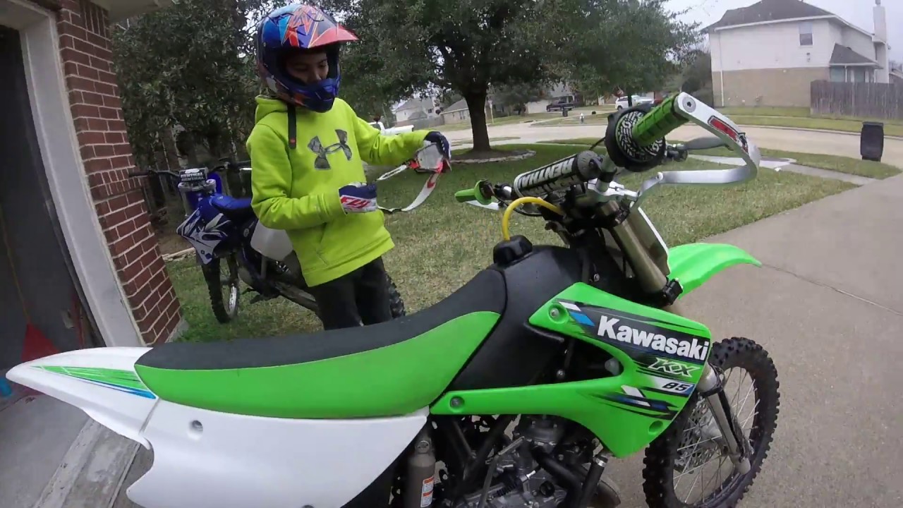 2002 yz 125 and 2013 kx 85 riding - YouTube