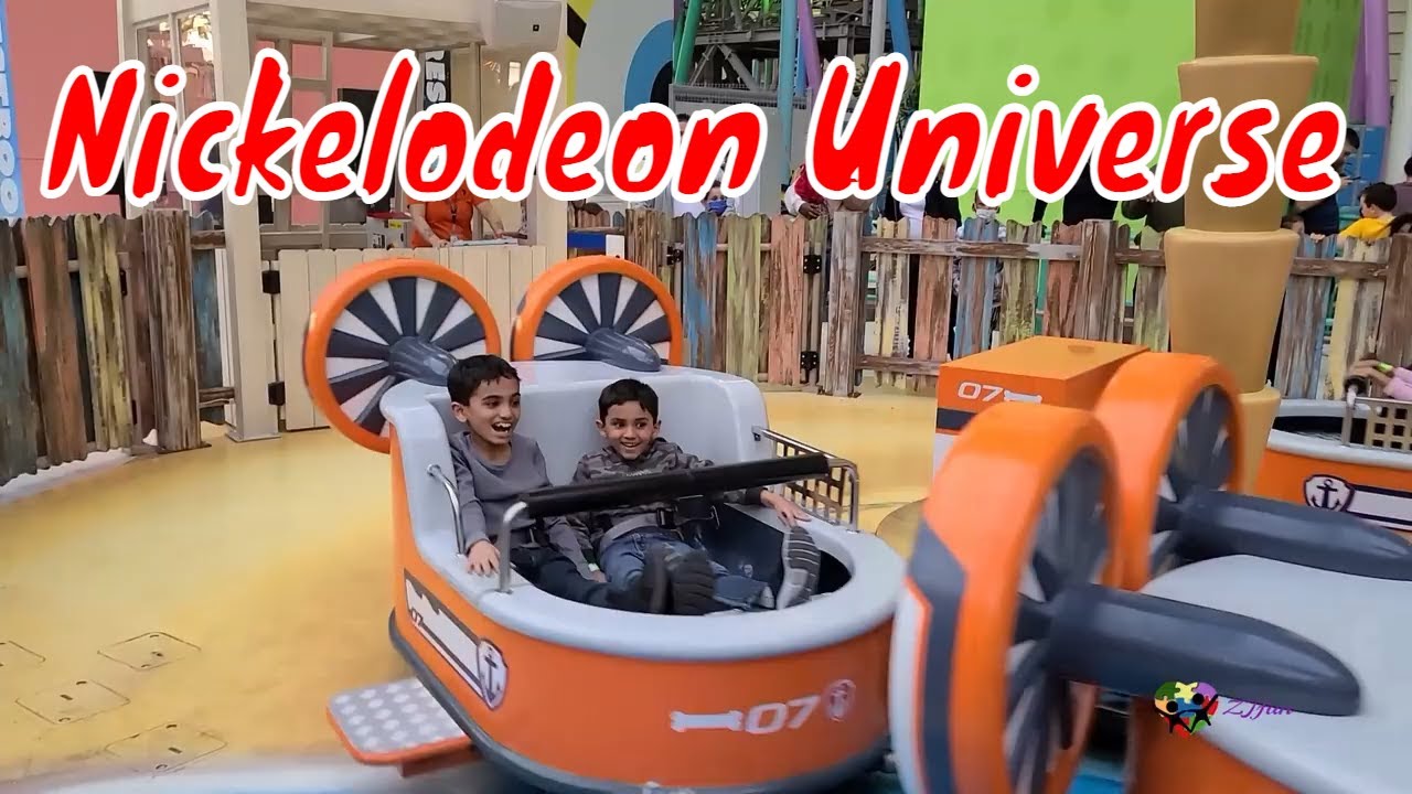 Nickelodeon Universe for Kids - American Dream Mall - YouTube
