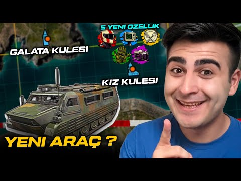 YENİ TANK GELİYOR! GALATA VE KIZ KULESİ GERİ DÖNDÜ! 5 YENİ MOD ÖZELLİĞİ! PUBG Mobile 4.3 Beta