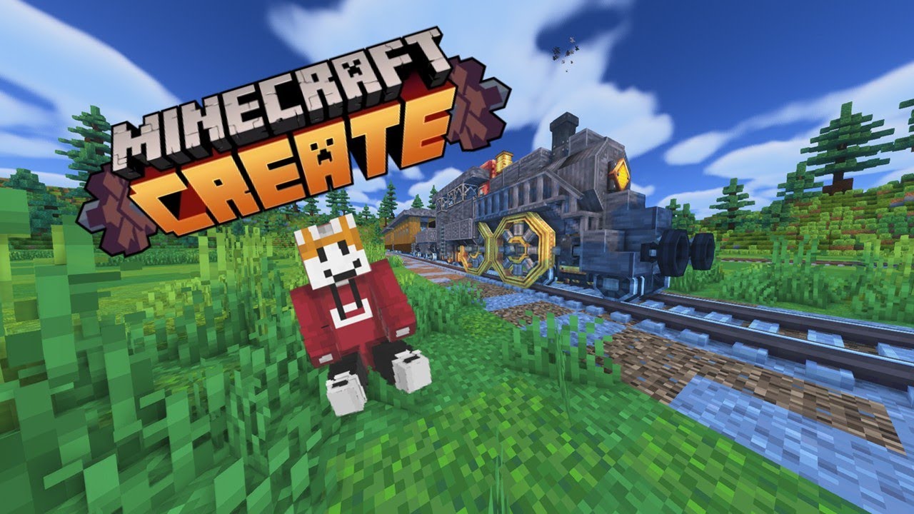 Minecraft Create Mod | Passenger Train Tutorial - YouTube