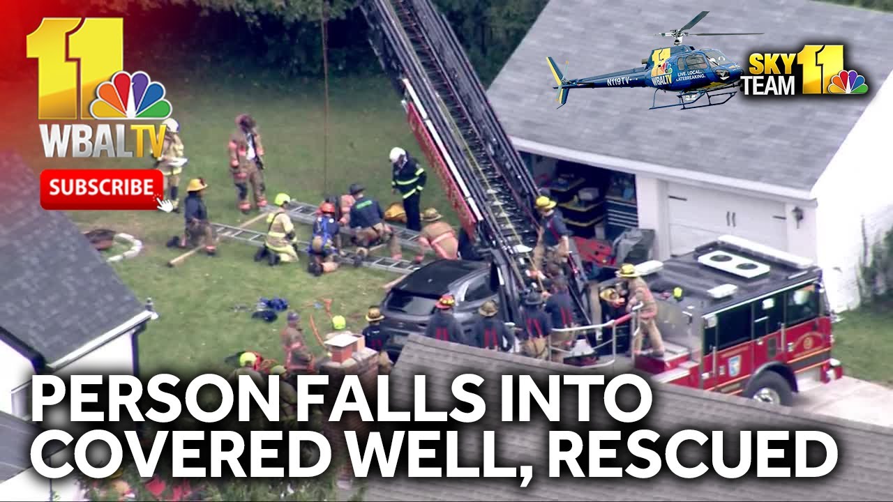 Person rescued after falling 30 feet into covered well, officials say ...