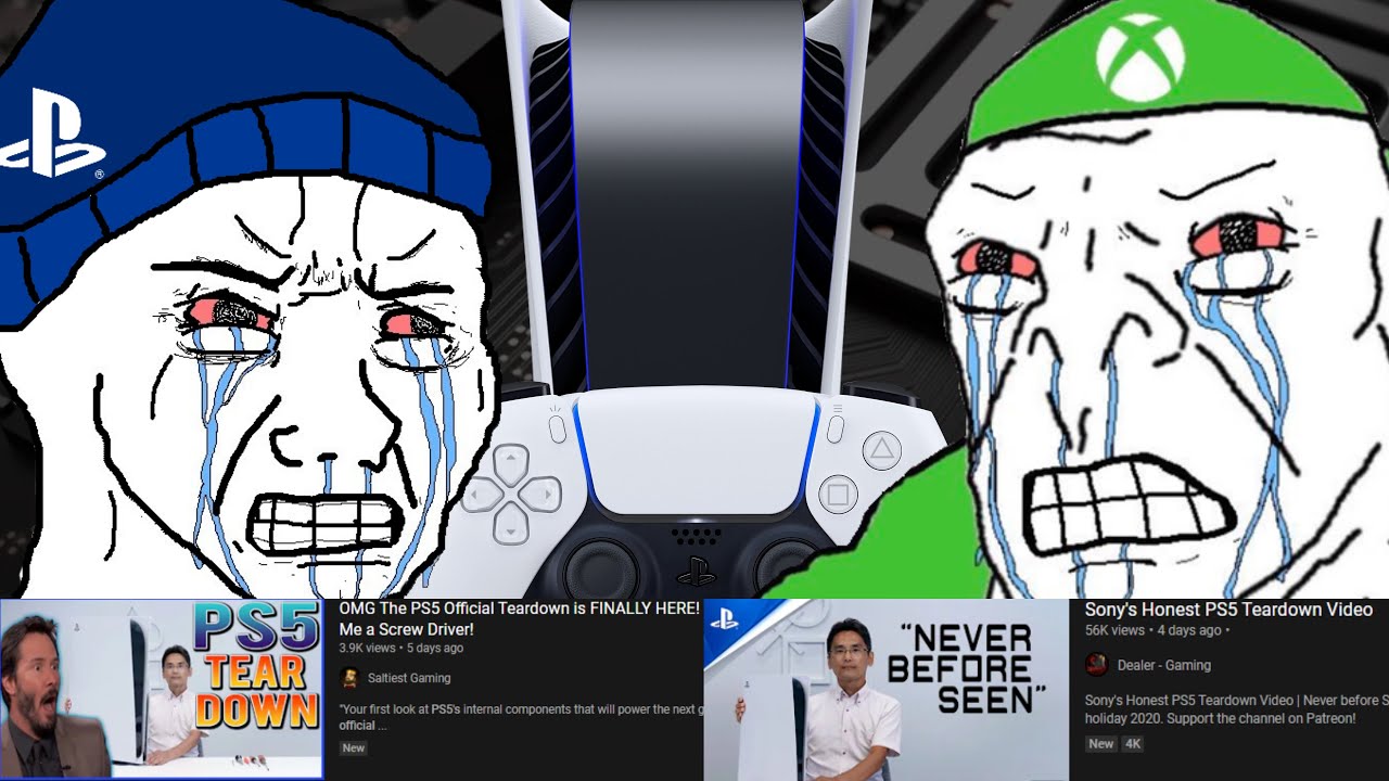 Sony's PS5 Teardown Makes Grown Men Cry | PS5 and Xbox Series X Fanboys ...