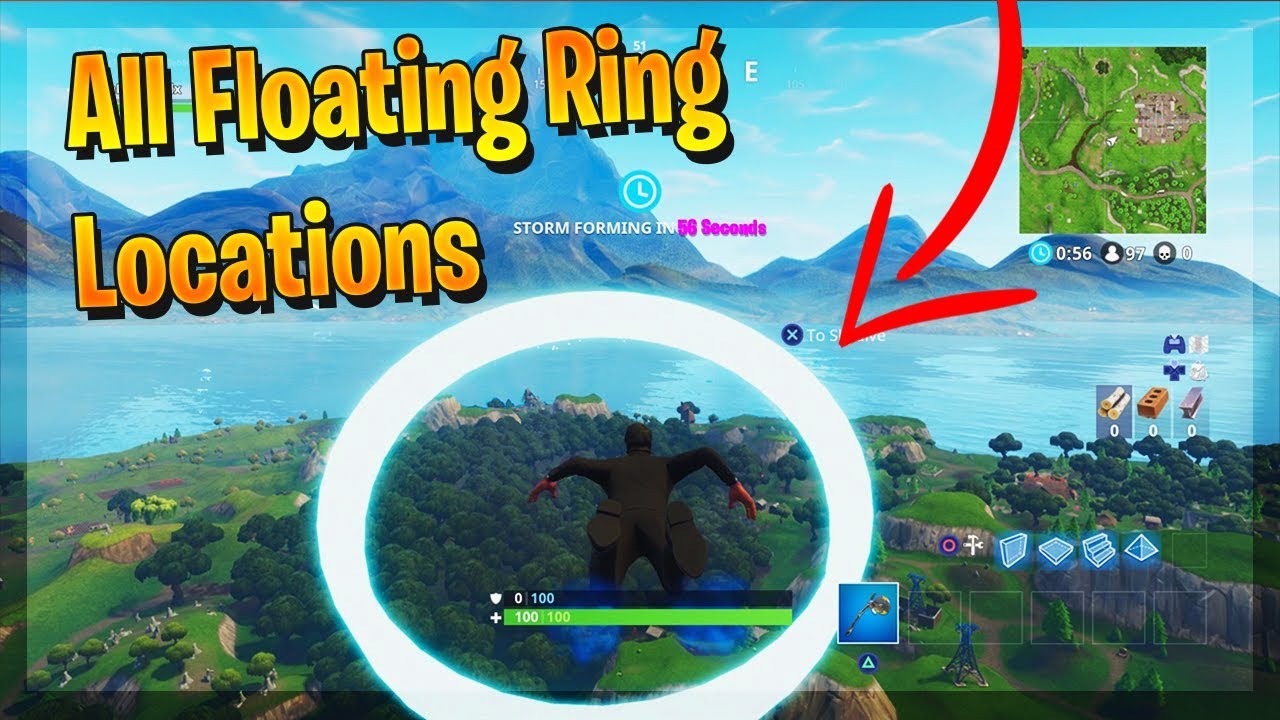 Fortnite - ''Skydive through floating Rings'' - ALL LOCATIONS! Fortnite ...