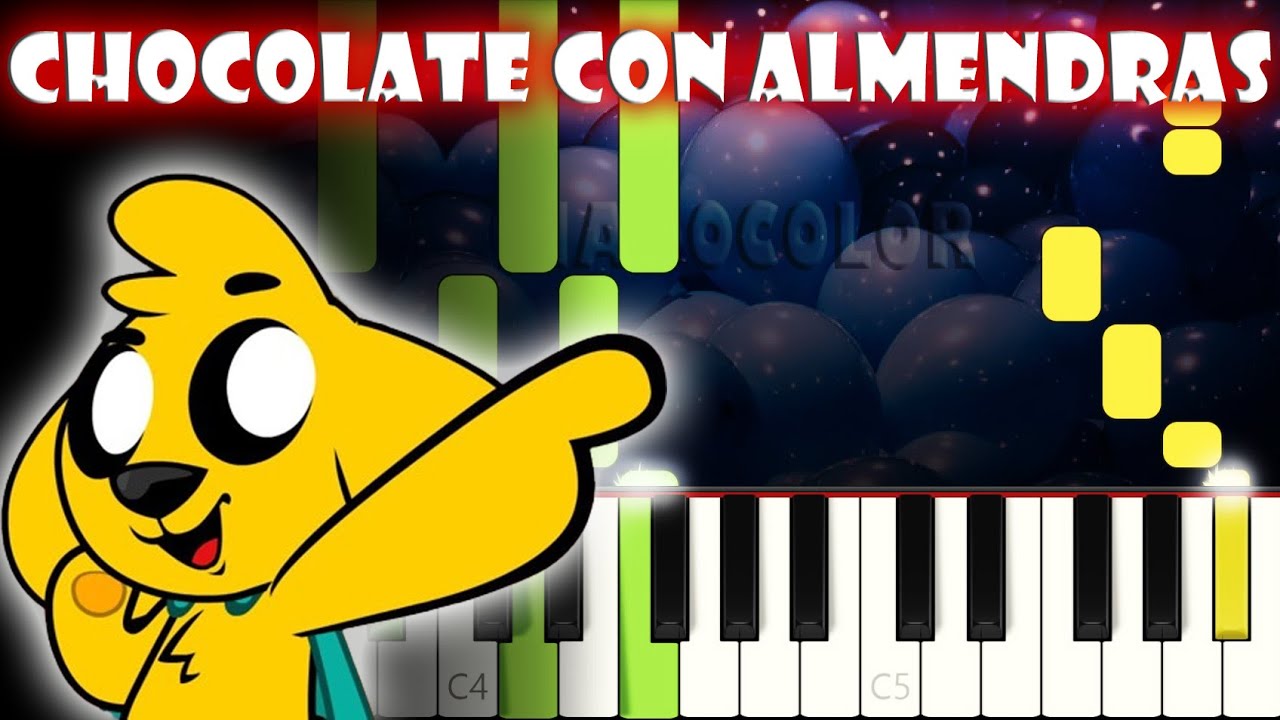 Chocolate con Almendras - Mikecrack | Piano Cover | Tutorial | Karaoke ...
