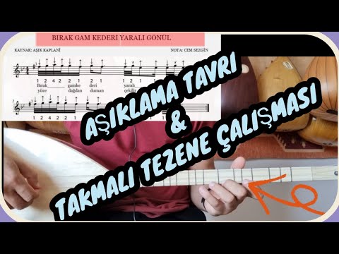 BIRAK GAM KEDERİ YARALI GÖNÜL #solfej takmalı tezene çalışması