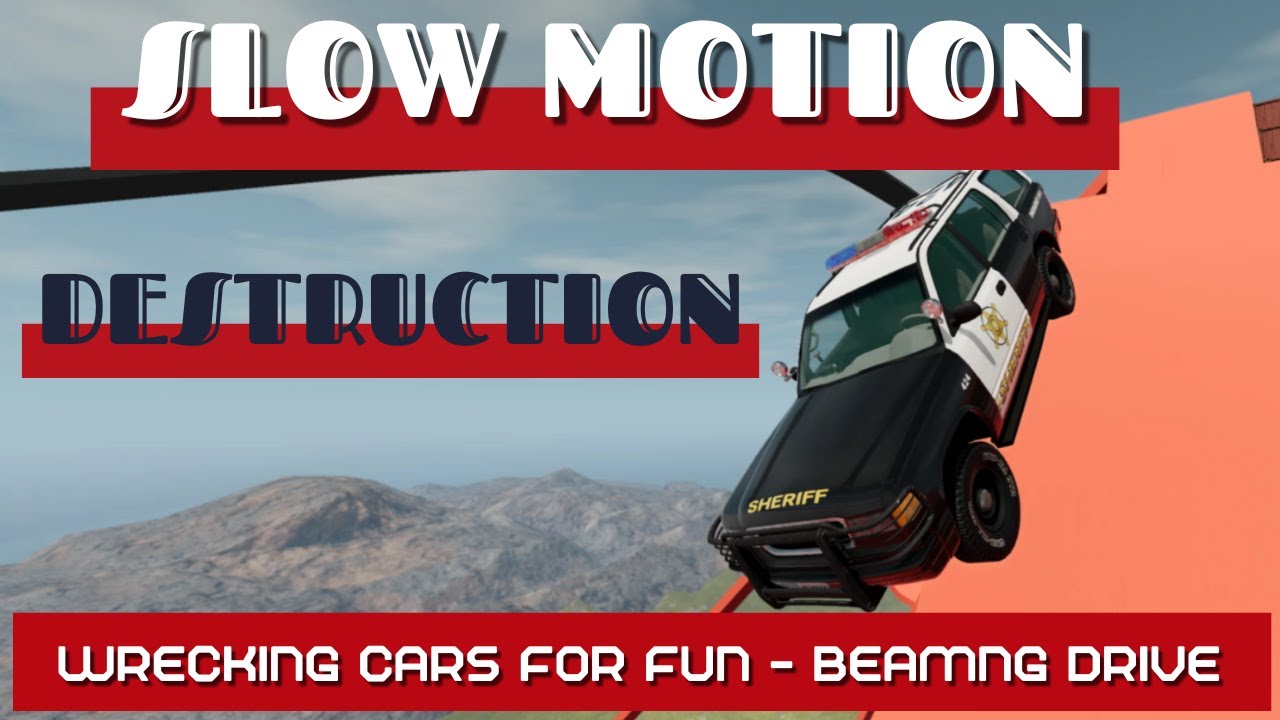 Ultimate Slow-Motion Destruction #01 - BeamNG drive - YouTube