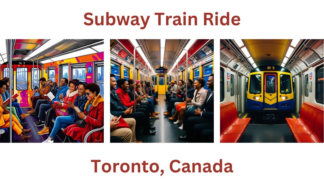 What it Feels Like to Ride a Subway Train in Toronto Canada - YouTube
