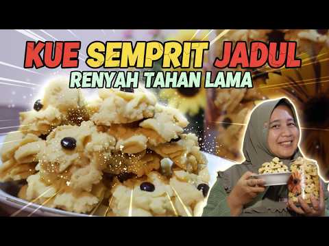 KUE KERING SEMPRIT JADUL RENYAH TAHAN LAMA | KUE SEMPRIT MAWAR RENYAH