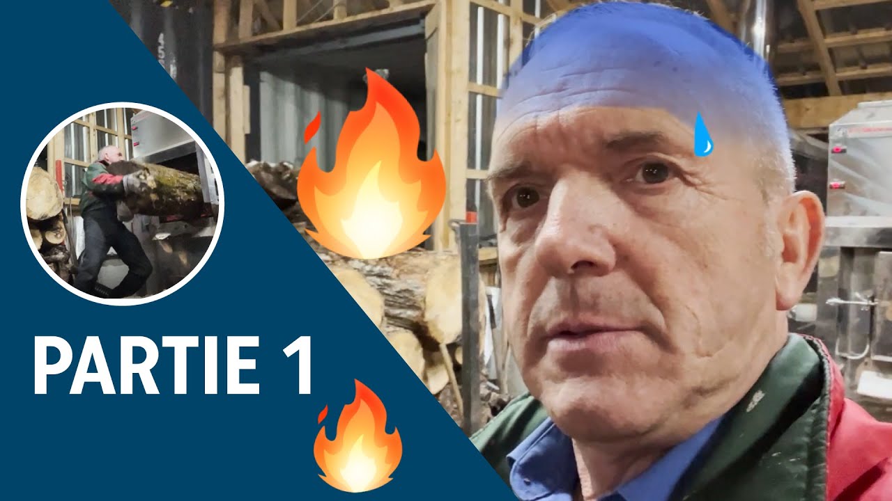 Première grosse bûche de l'année 2023 - Partie 1 | LS Bilodeau - YouTube