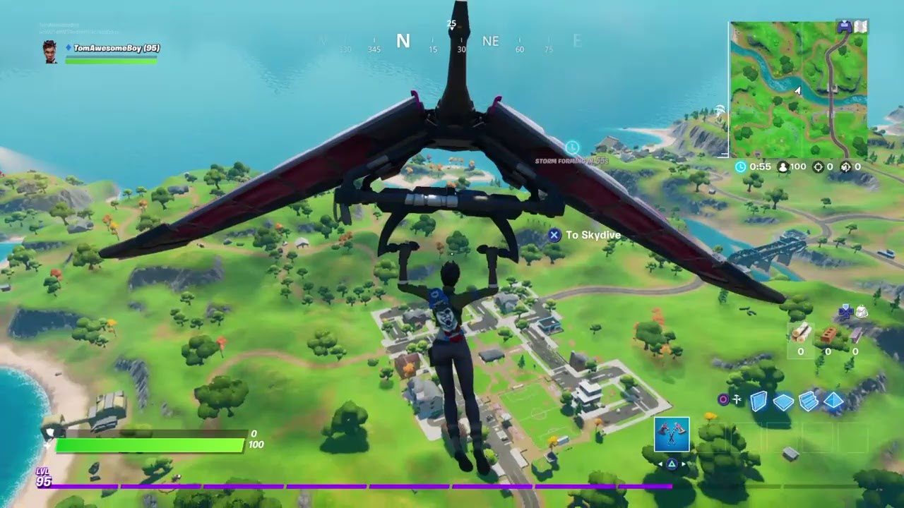 Fortnite battle royale lobby fill everything's right - YouTube