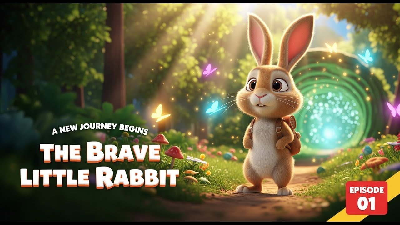 The Brave Little Rabbit | Episode 1 | 3D Animated Series for Kids - YouTube