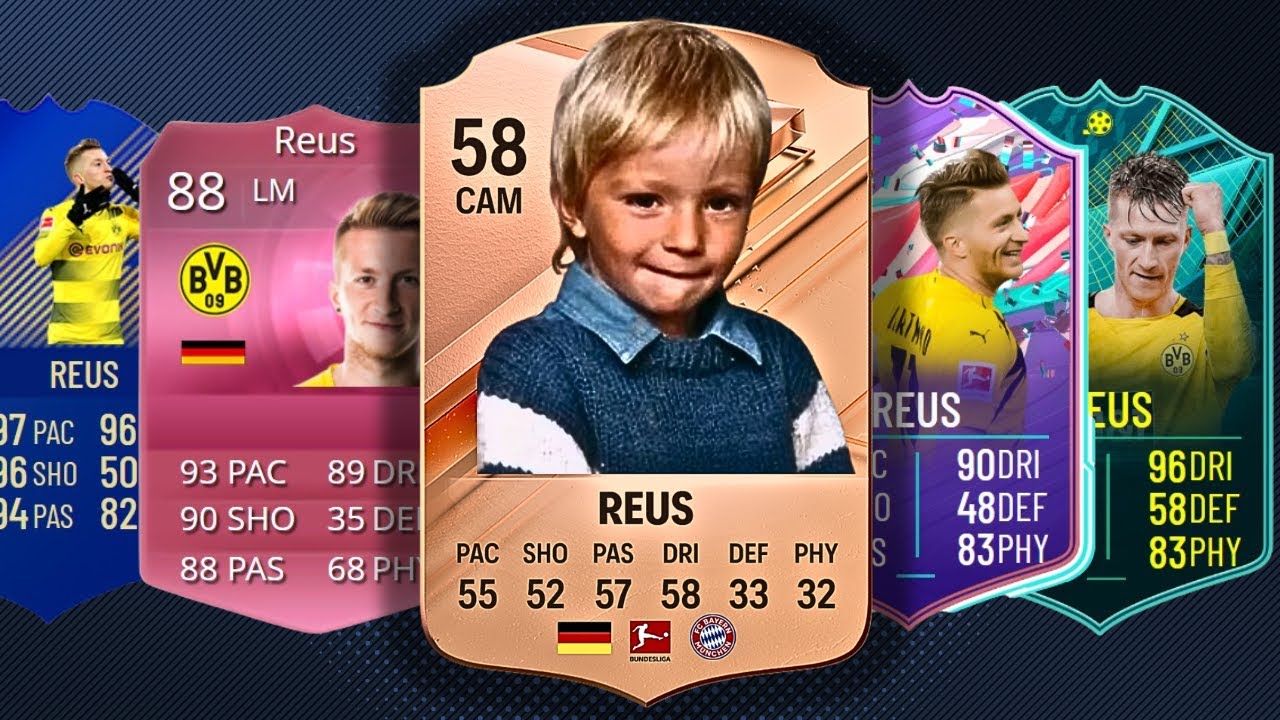 MARCO REUS | TODAS FIFA CARDS (FIFA10 - FC 24) - YouTube