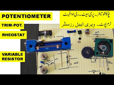 {481} Potentiometer, Variable Resistance, Rheostat,Trim-Pot, Preset ...