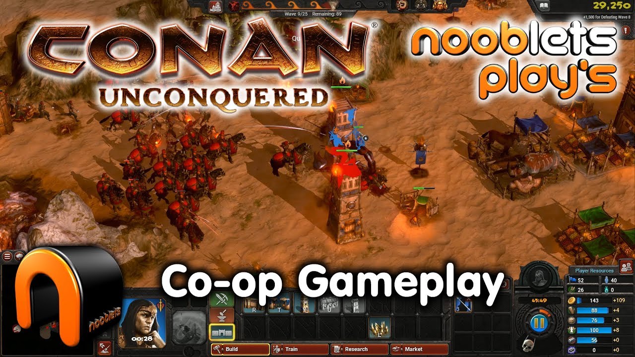 CONAN UNCONQUERED Co-op Game Play - Nooblets Plays - YouTube