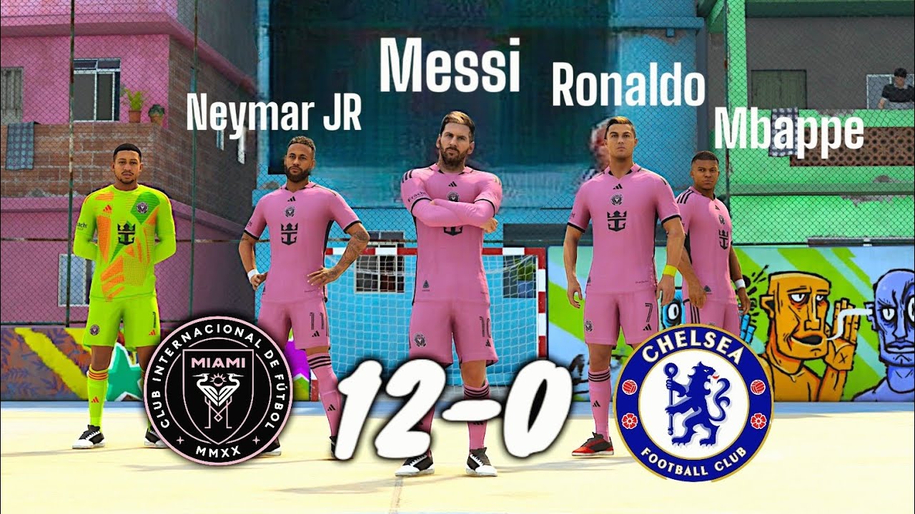 FC24- INTER MIAMI VS CHELSEA VOLTA FOOTBALL | MESSI AND RONALDO PLAYING ...