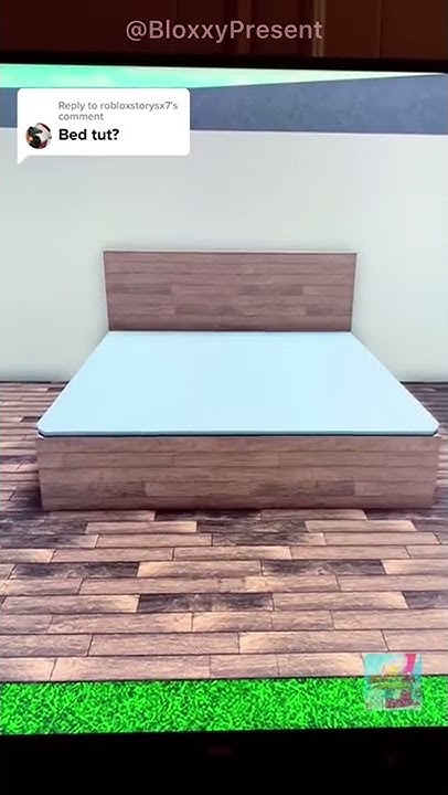 How To Make A Bunk Bed And How To Lay In Your Bed Bloxburg Roblox Shorts Youtube