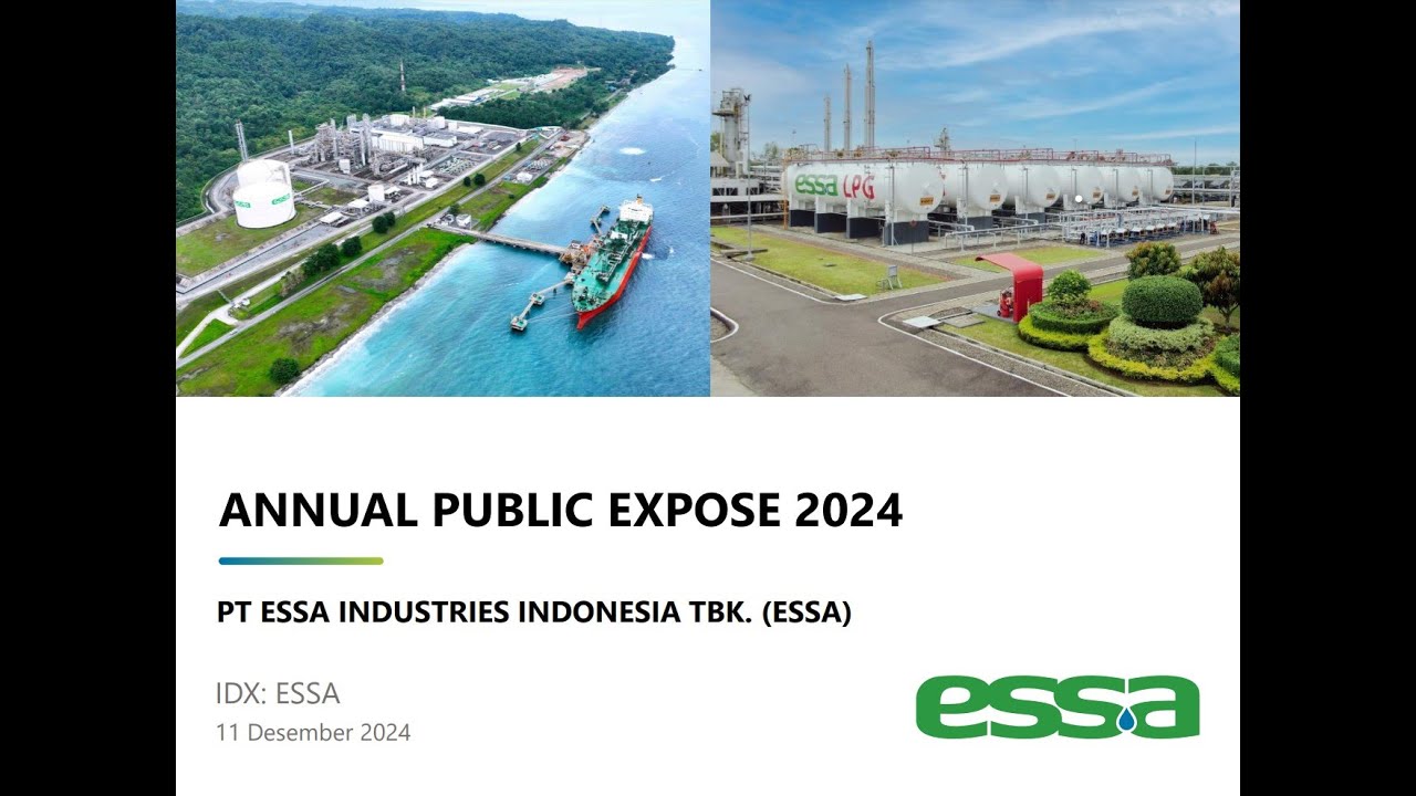 Paparan Publik PT ESSA Industries Indonesia Tbk 2024 - YouTube