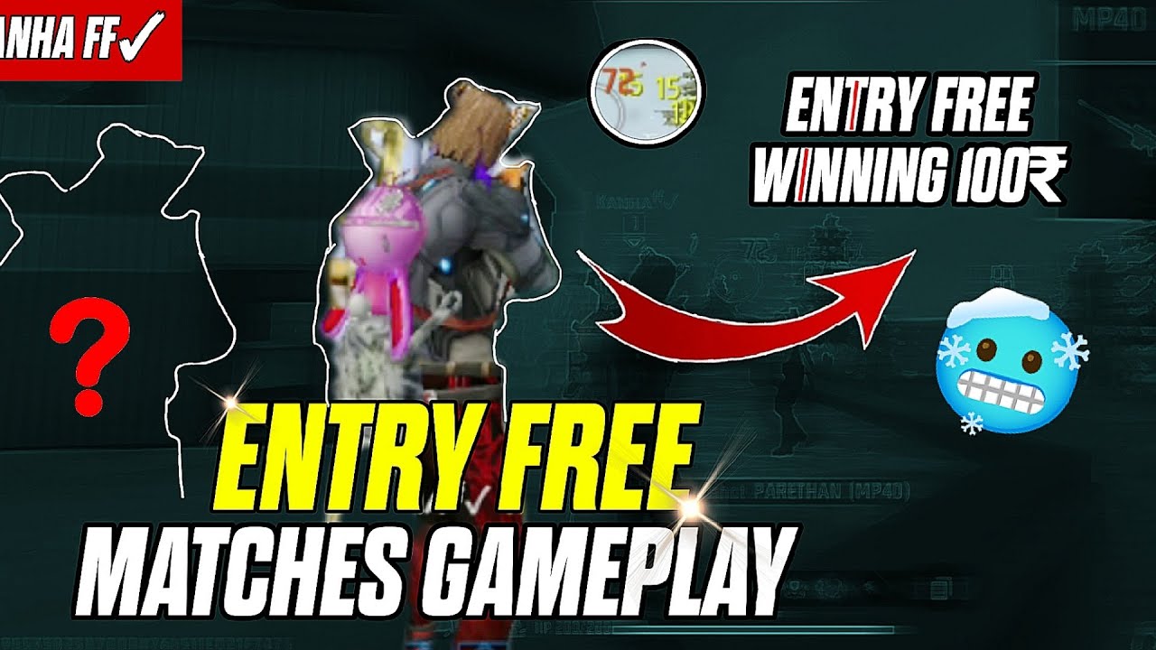 ENTRY FREE ☠️ TOURNAMENT 🤑 MATCHES GAMEPLAY | TOURNAMENT GAMEPLAY | KANHA GAMING - YouTube