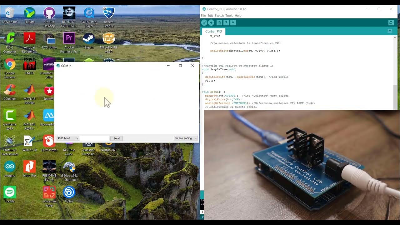 Control PID Arduino Serial Plotter - YouTube