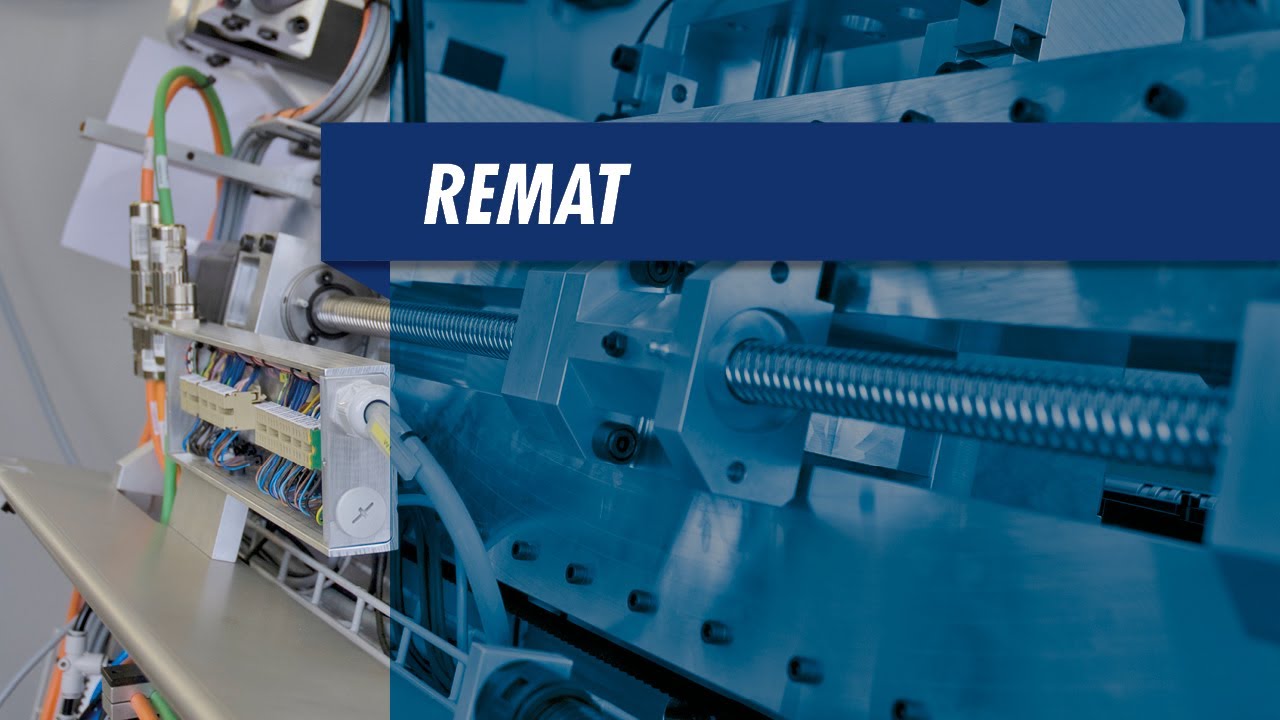 REMAT - Semi-automatic machine to cut step indexes - YouTube