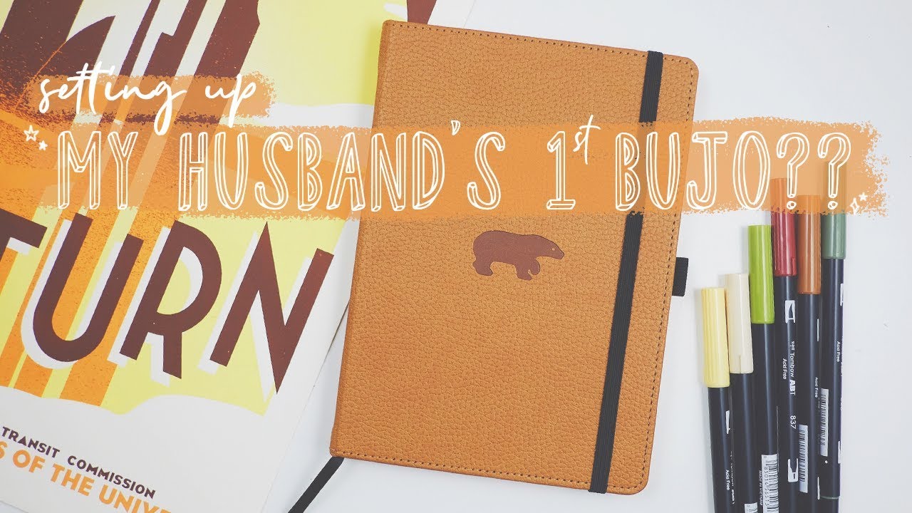 Setting Up My Husband's First BuJo?? 70s Theme Bullet Journal Plan With ...