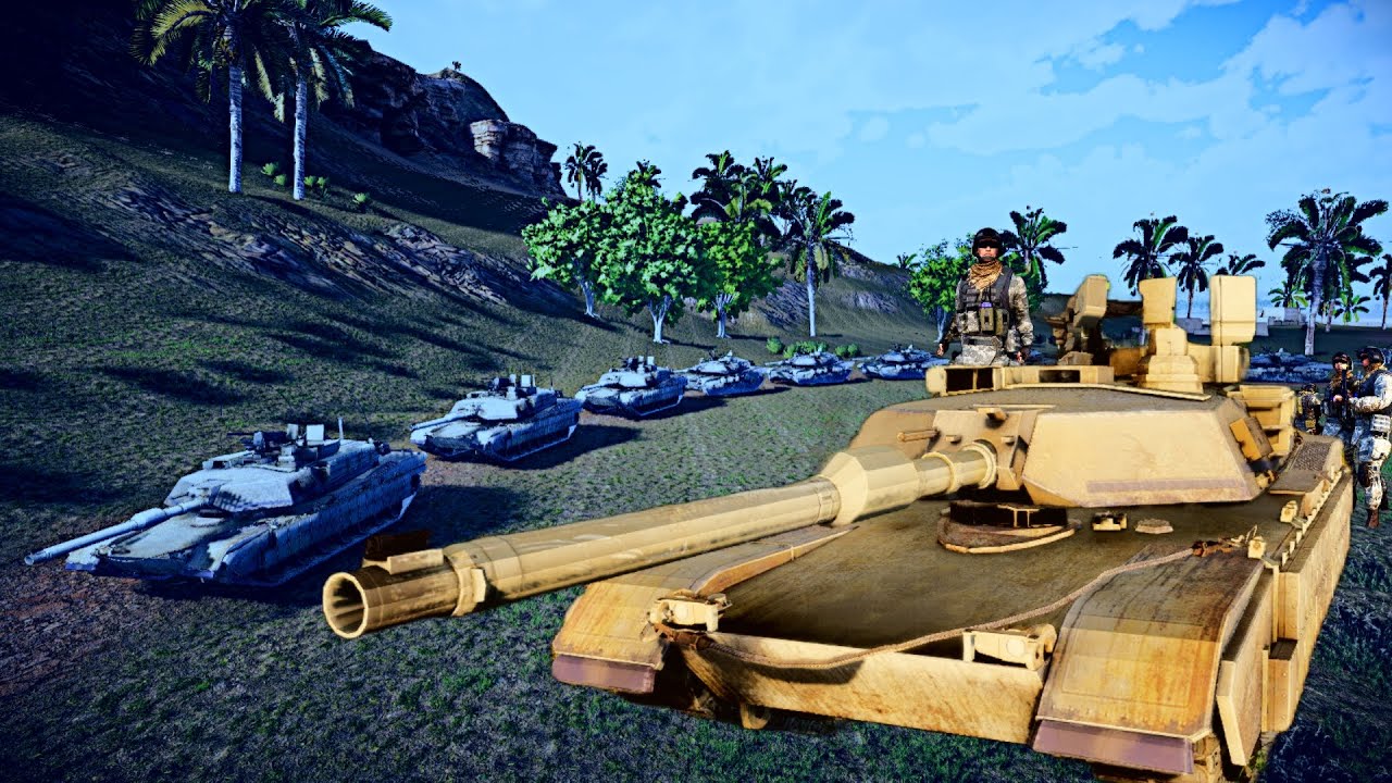 can the M1 ABRAMS convoy stop the zombie invasion? [UEBS 2] - YouTube