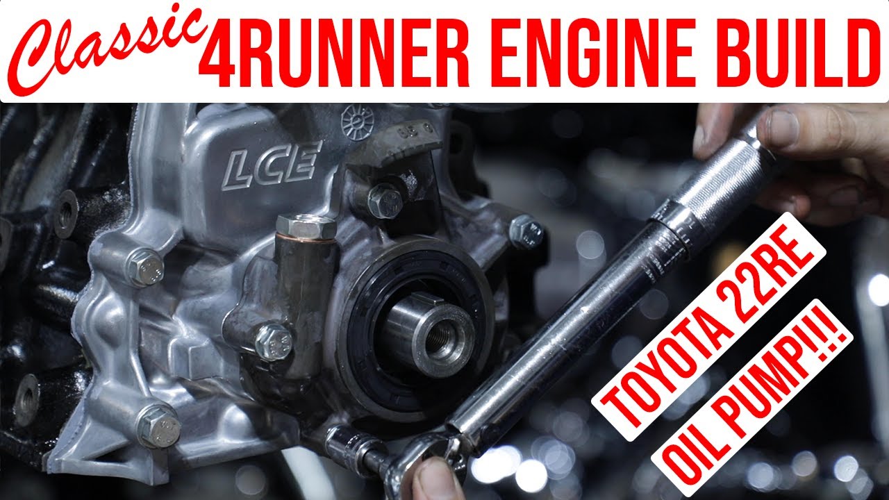 1st Gen Toyota 4Runner 22RE Engine Build PART 3 - Oil Pump & Block ...