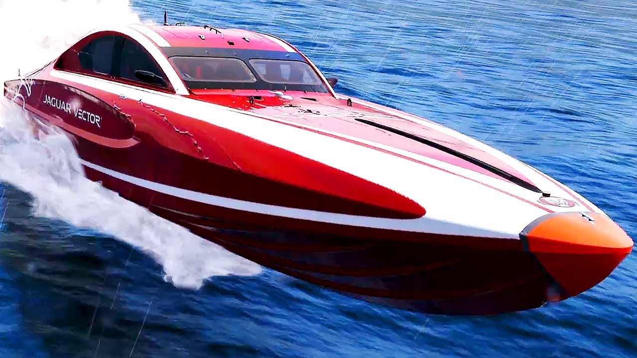 The Crew 2 ~ Jaguar Vector V40R Powerboat (2018) / PS4 - YouTube