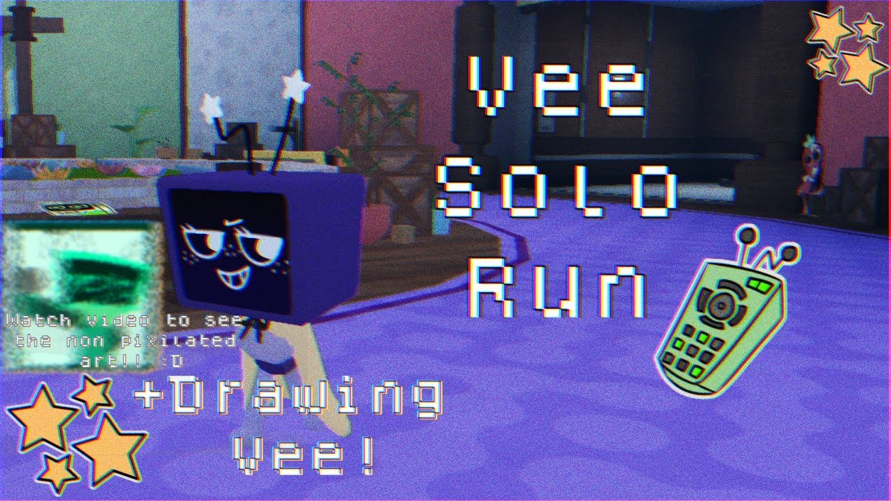 🏵/🎮/🖌: Vee Solo! +Drawing Vee! [ Floor 1 - Floor 20 ] - YouTube