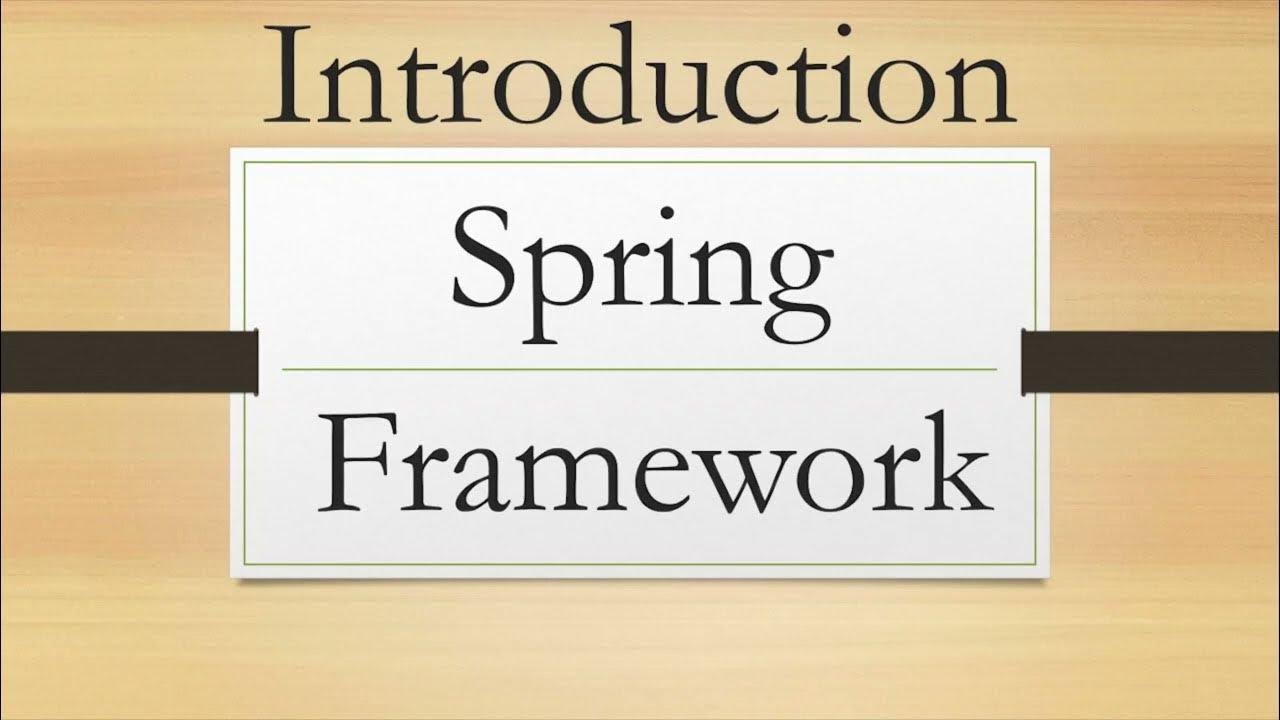 Spring Tutorial || Introduction || Session - 1 by Sam - YouTube