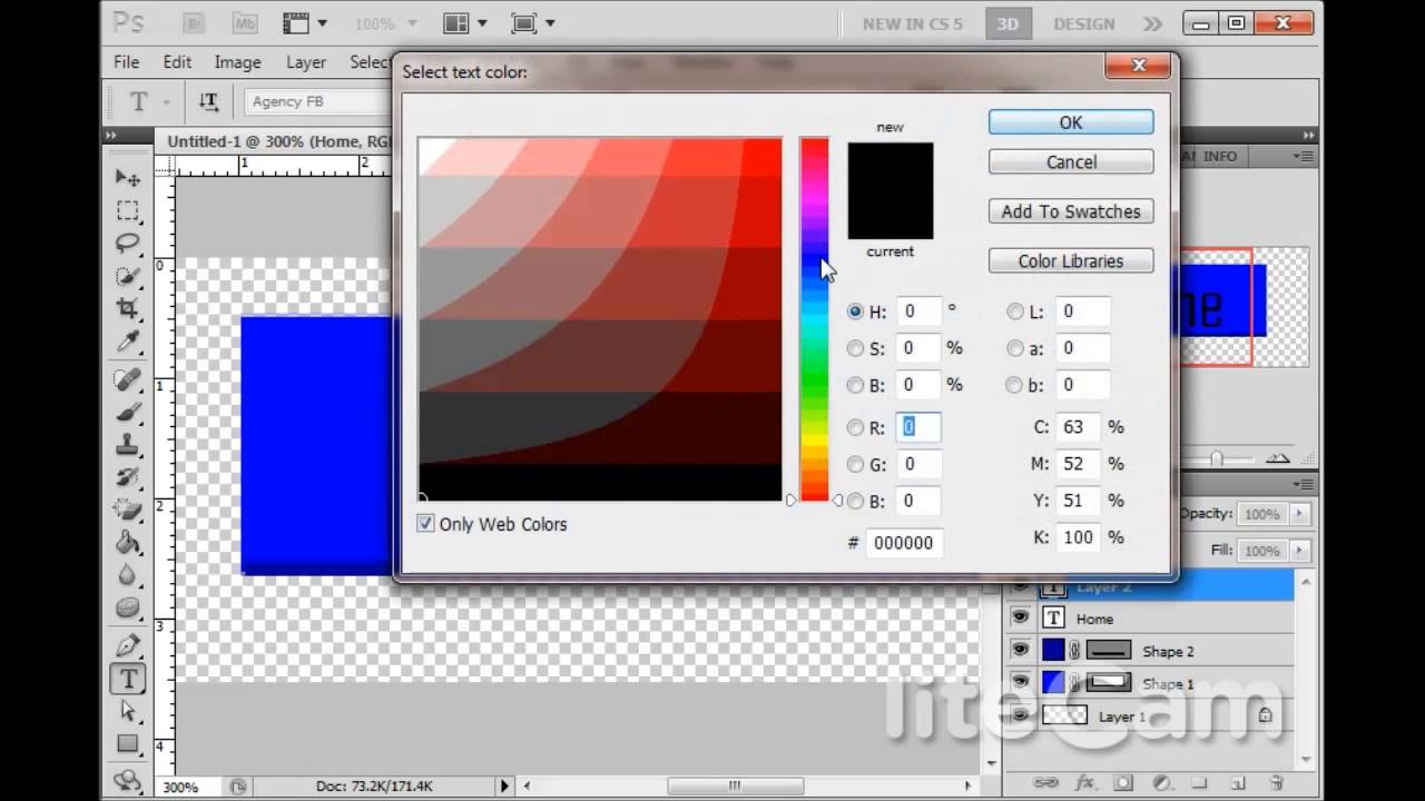 Photoshop : How to make a button for your webpage - YouTube
